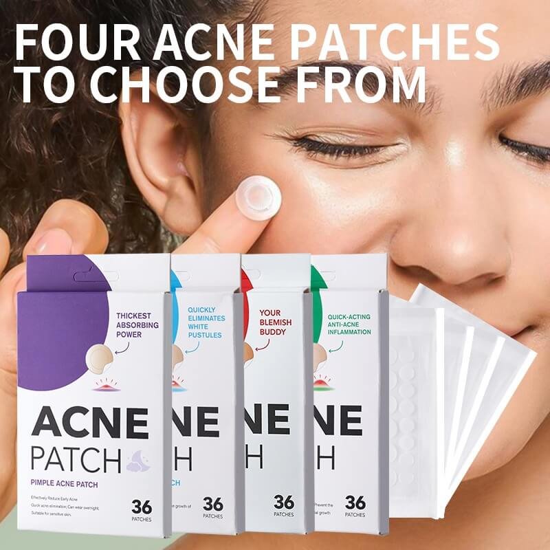 Acne Patches for Cute– 36pcs Hydrocolloid Pimple Stickers for Fast ...