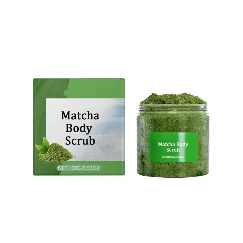 Matcha Green Tea Body Scrub – Natural Whipped Exfoliating Scrub - Sylume